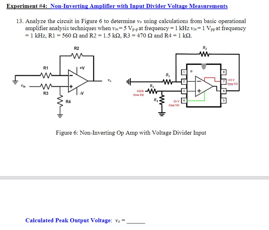 Solved ***Just calculate the V0 ﻿pleaseExperiment #4: | Chegg.com