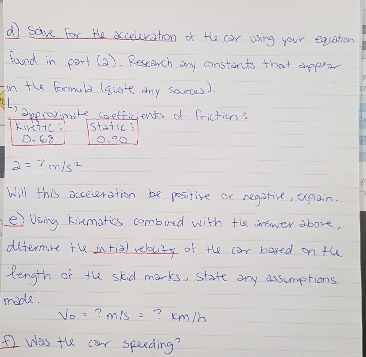 ffr fin Equation of motion: fret = Fapp -ffr I Fapp | Chegg.com