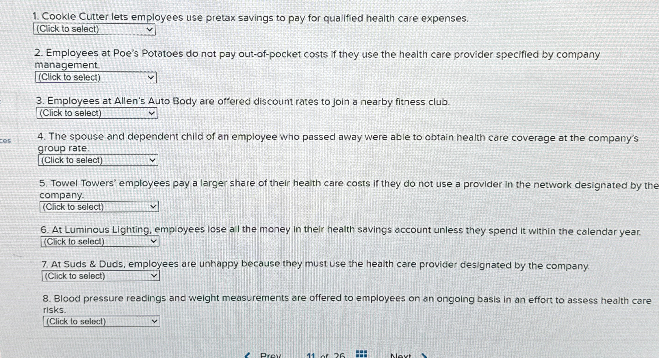 Cookie Cutter lets employees use pretax savings to | Chegg.com