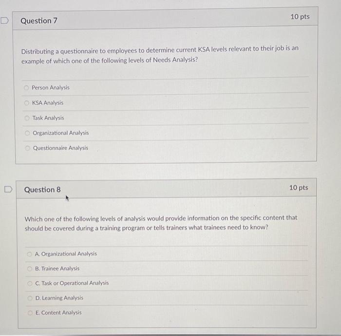Solved Distributing a questionnaire to employees to | Chegg.com