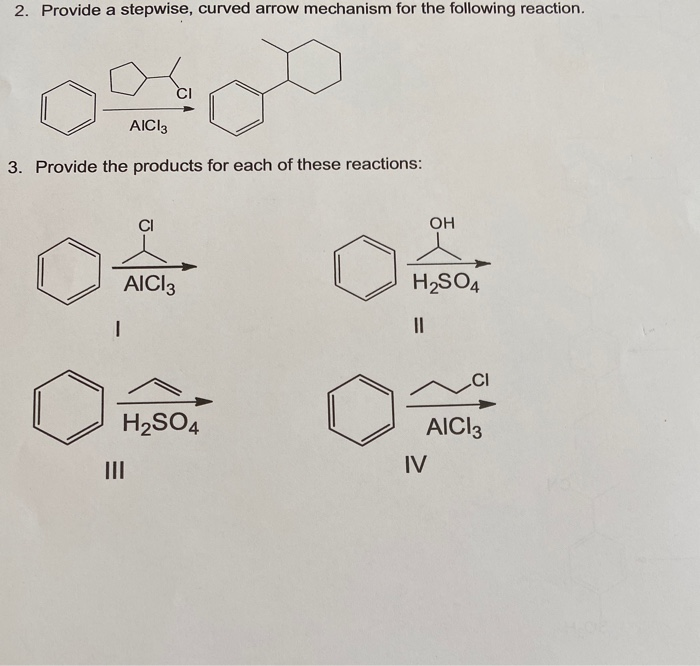 Solved 2. Provide a stepwise, curved arrow mechanism for the | Chegg.com