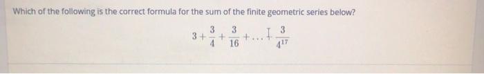 Solved Which of the following is the correct formula for the | Chegg.com