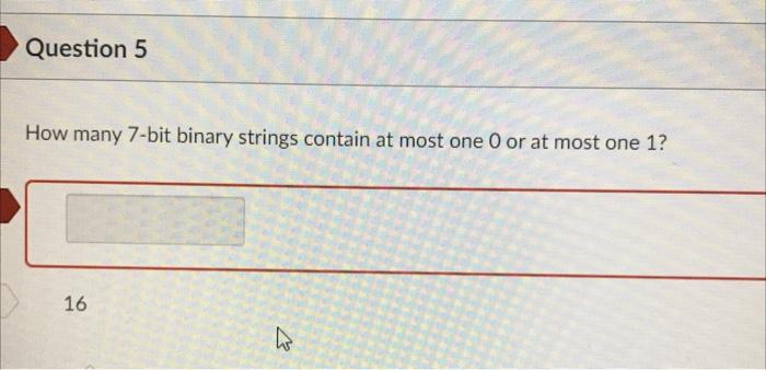 Solved How many 12-bit binary strings start with at least 6 | Chegg.com