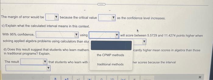 Solved The Core Plus Mathematics Project (CPMP) is an | Chegg.com