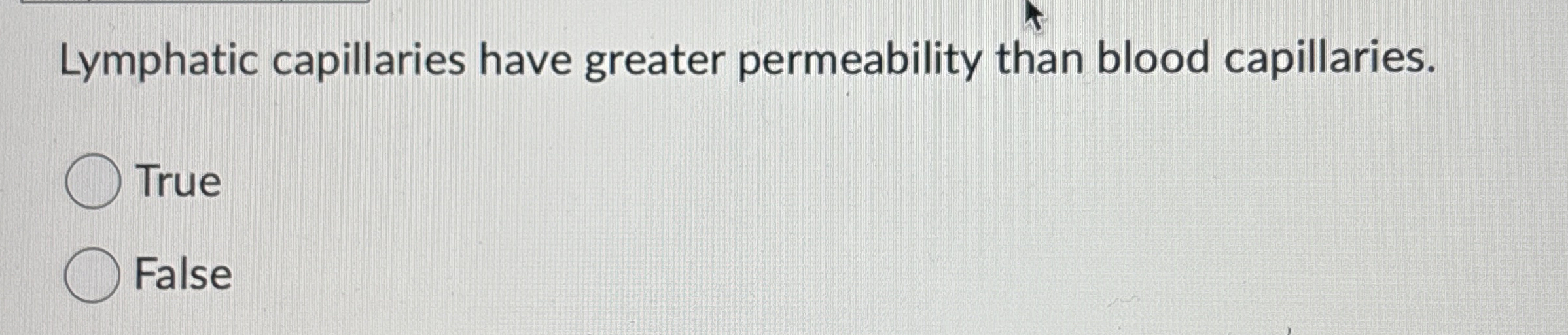 Solved Lymphatic capillaries have greater permeability than | Chegg.com