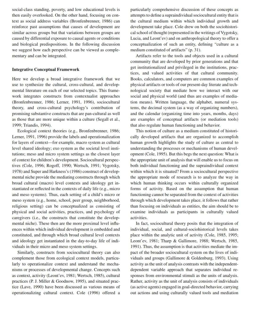 Solved social-class standing, poverty, and low educational | Chegg.com