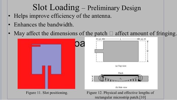 Slot Loading - Preliminary Design - Helps improve | Chegg.com
