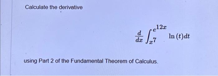 Solved Calculate the derivative \\[ \\frac{d}{d x} | Chegg.com