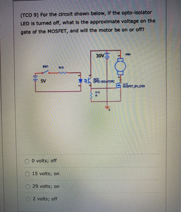 Solved (TCO 9) For the circuit shown below, if the | Chegg.com