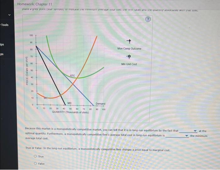 Solved Homework: Chapter 11 Because this market is a | Chegg.com