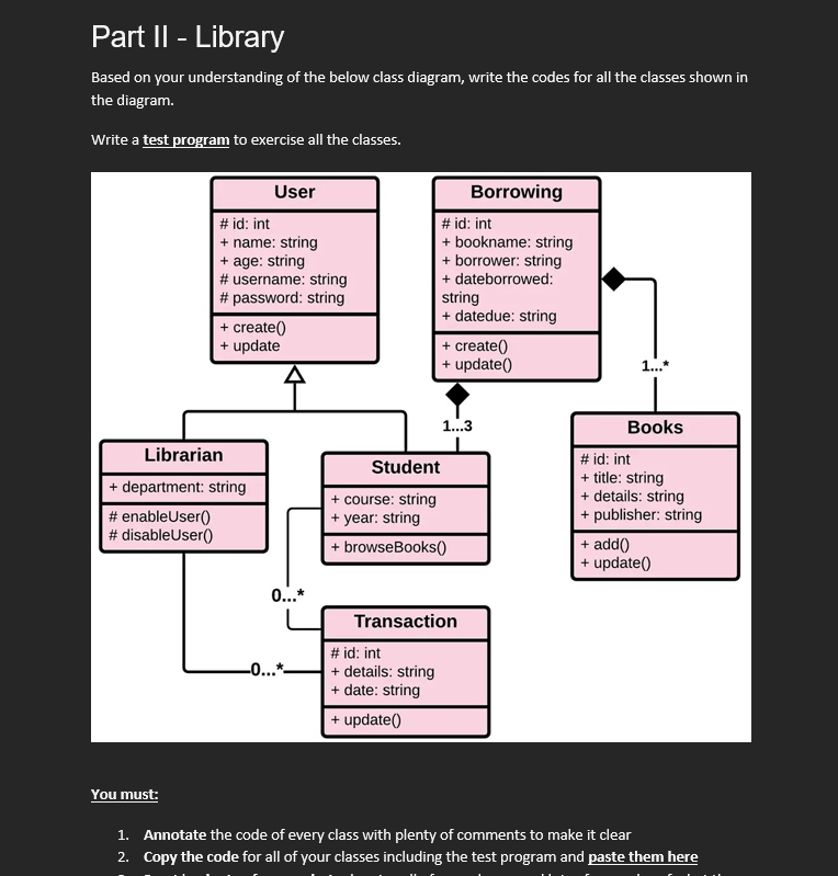 Solved IN JAVA PLEASE, also can you please explain each | Chegg.com