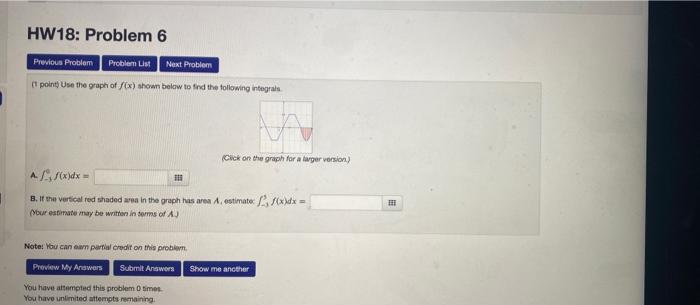 Solved HW18: Problem 6 Previous Problem Problem List Next | Chegg.com