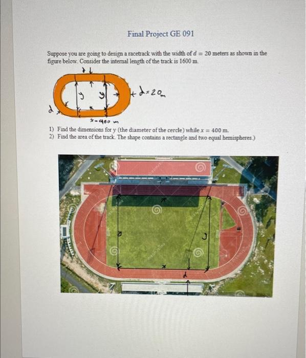 Solved Suppose you are going to design a racetrack with the | Chegg.com