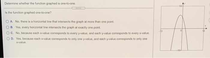 Solved ОО Determine whether the function graphed is | Chegg.com