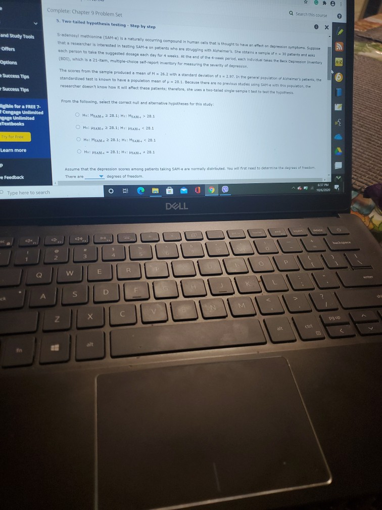 Solved E Complete Chapter 9 Problem Set 5 Two Tailed 6999
