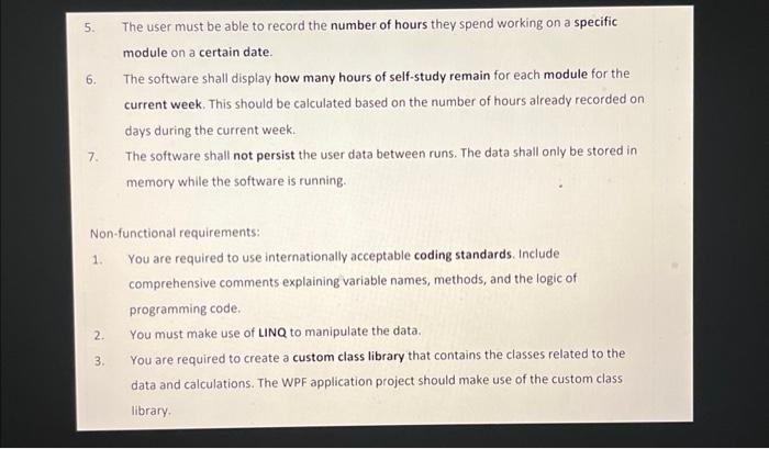 Using CHf and Windows Presentation Foundation (WPF), | Chegg.com