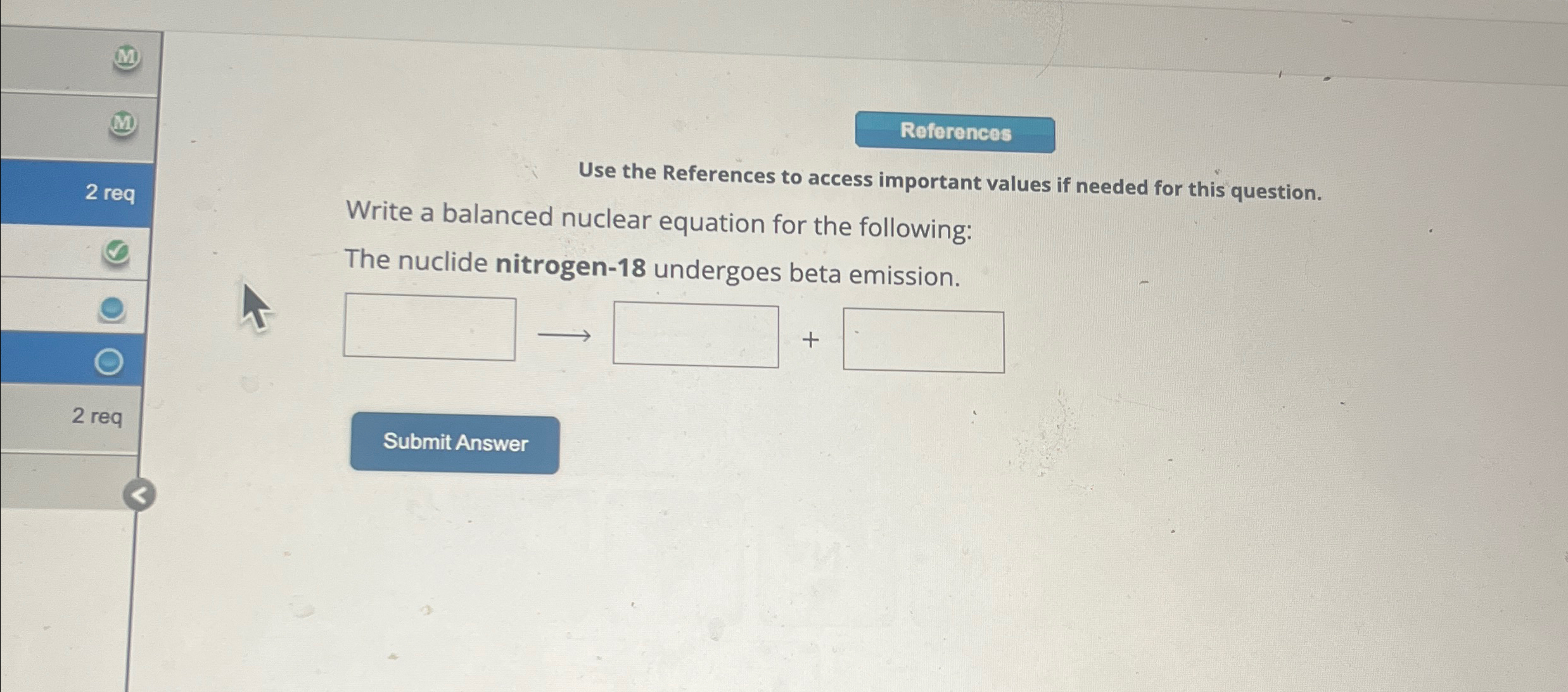 Solved Use the References to access important values if | Chegg.com