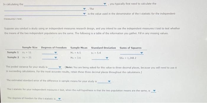 Solved 5. Differentiating pooled variance and the estimated | Chegg.com