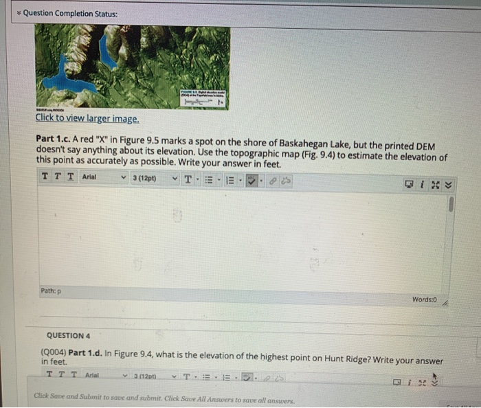 Question Completion Status: Click to view larger | Chegg.com