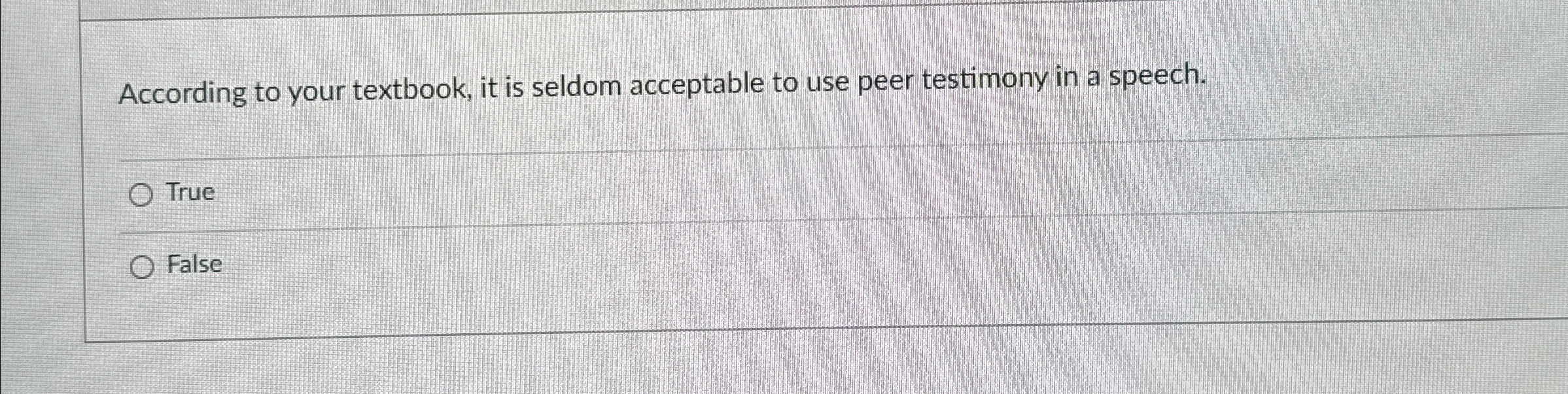 Solved According to your textbook, it is seldom acceptable | Chegg.com