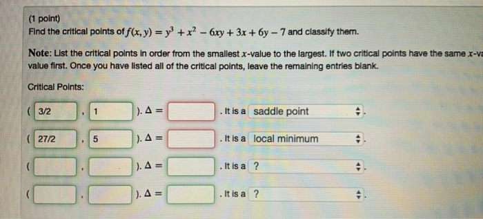 Solved im not sure what to put in for the triangle = | Chegg.com