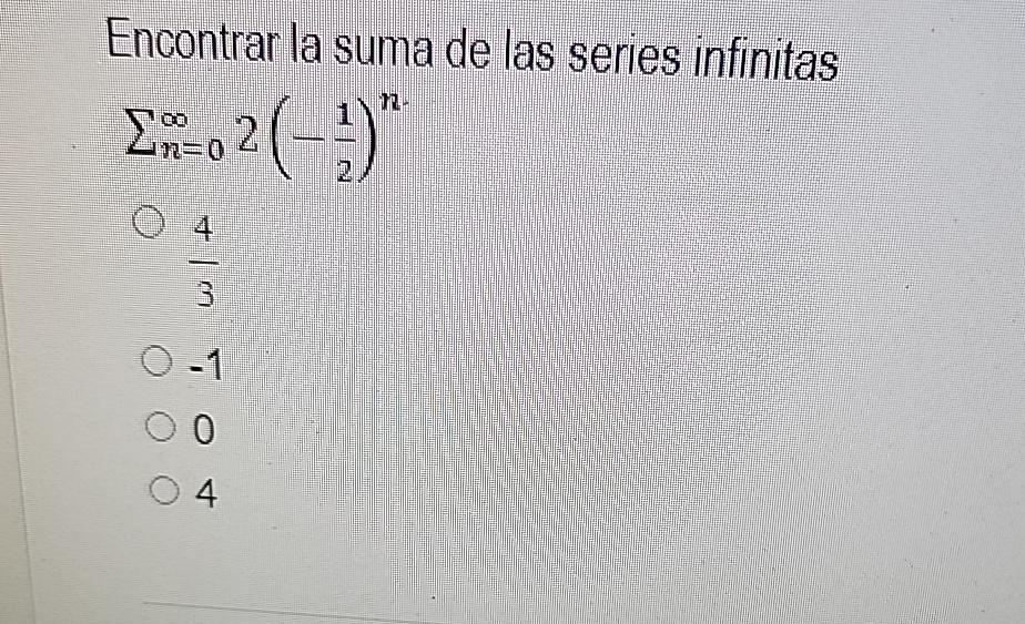 Solved Encontrar la suma de las series | Chegg.com