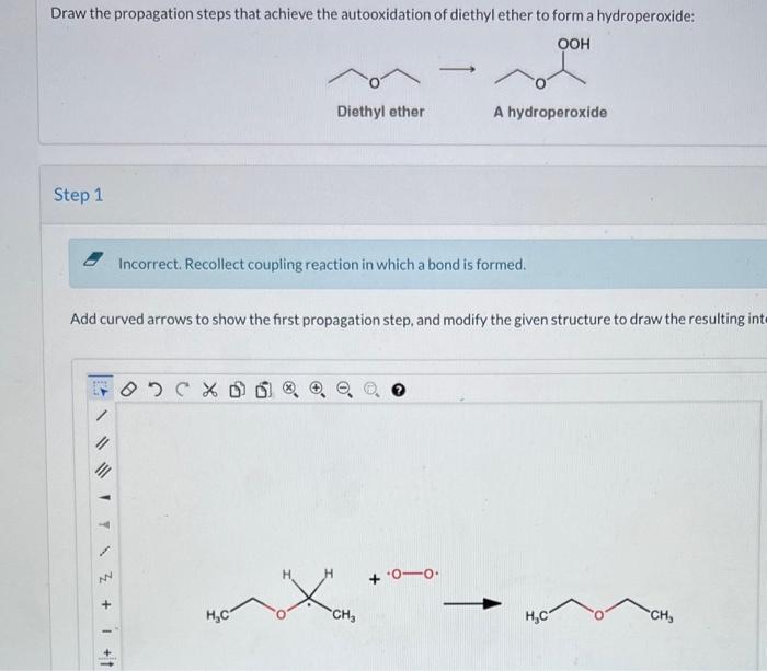 Solved Draw the propagation steps that achieve the | Chegg.com