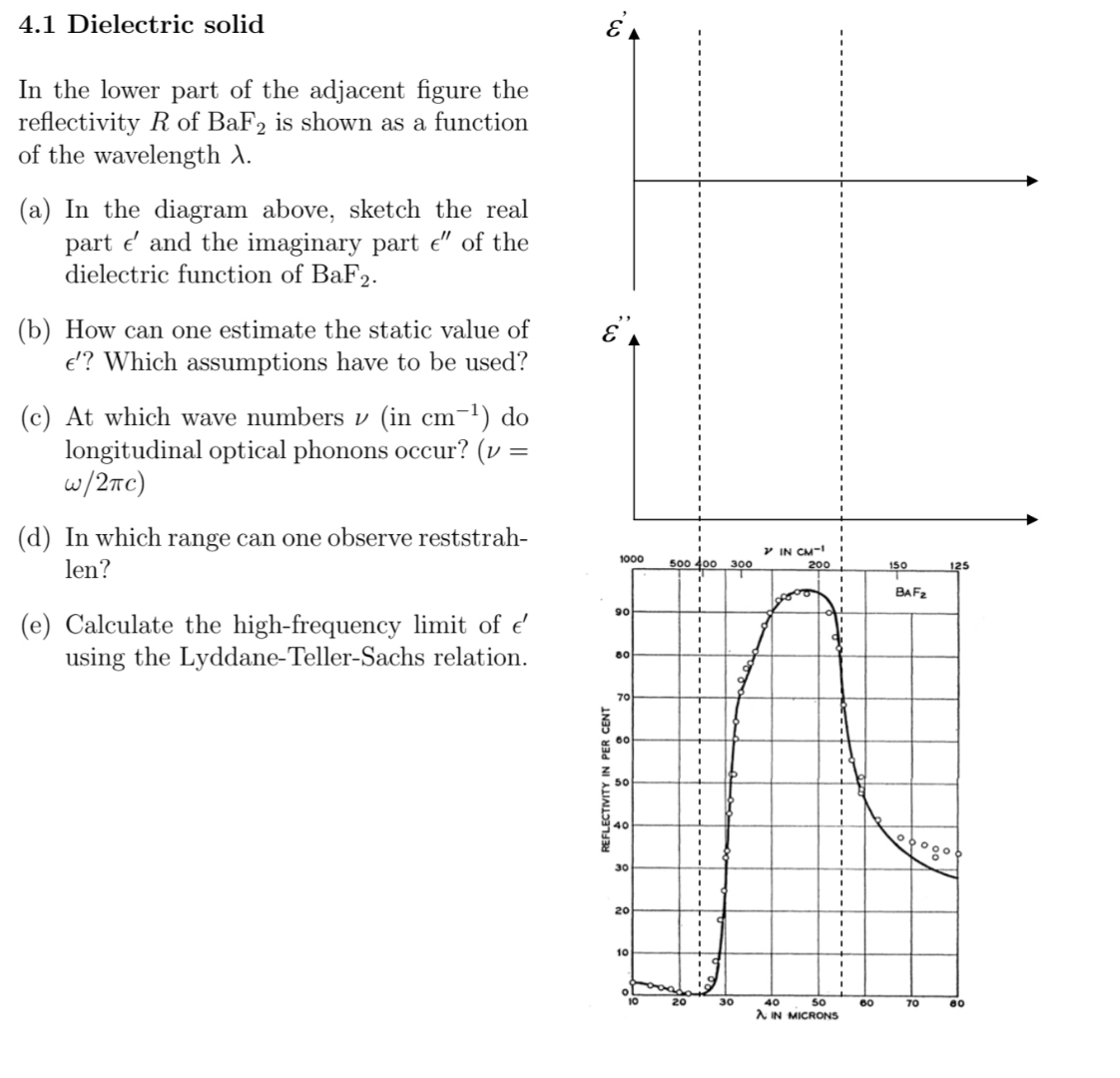 Solved 4.1 ﻿Dielectric solidIn the lower part of the | Chegg.com