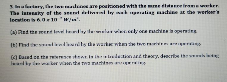 Solved 3. In a factory, the two machines are positioned with | Chegg.com