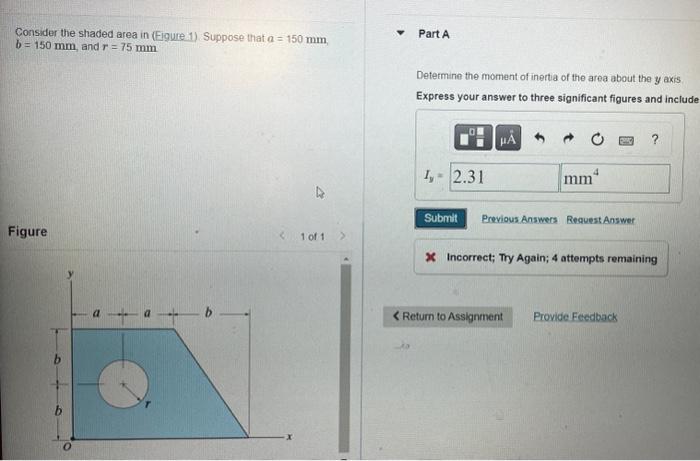 Solved Consider the shaded area in (Figure 1) Suppose that | Chegg.com