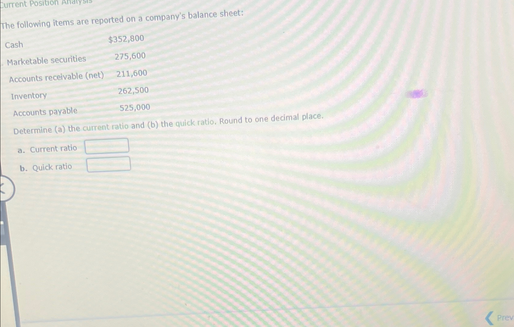 Solved The following items are reported on a company's | Chegg.com