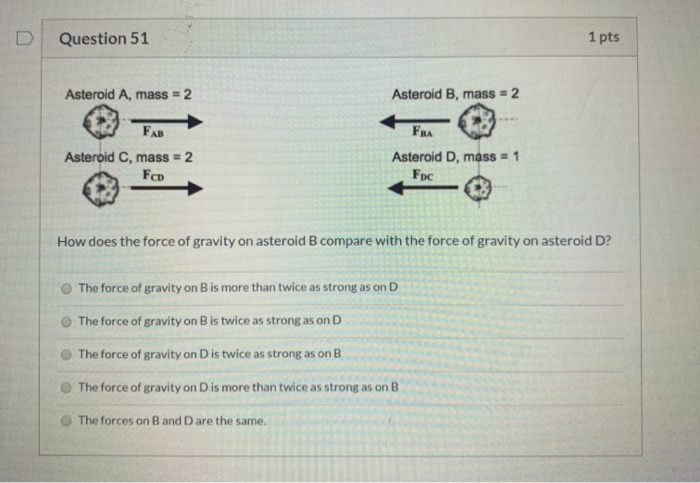 Solved Question 52 1 pts Match the following objects with | Chegg.com