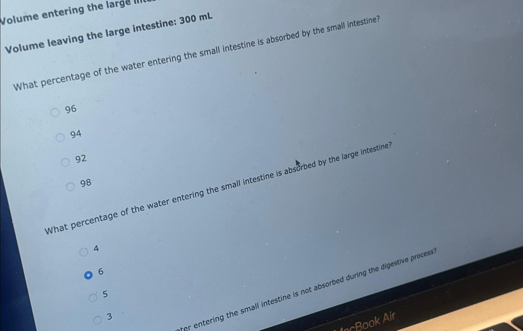Solved Volume entering the largeVolume leaving the large | Chegg.com