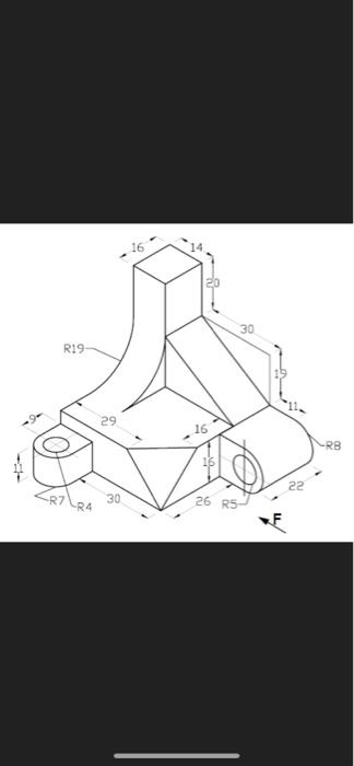 Solved please draw front, top, and side view of the | Chegg.com Solved please draw front, top, and side view of the | Chegg.com