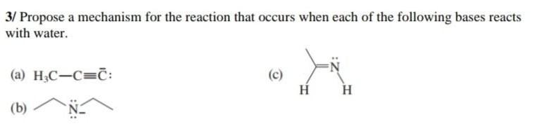 Solved 3/ Propose a mechanism for the reaction that occurs | Chegg.com