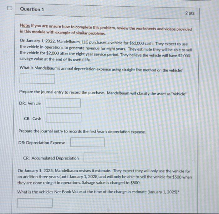 Solved Note: If you are unsure how to complete this problem, | Chegg.com