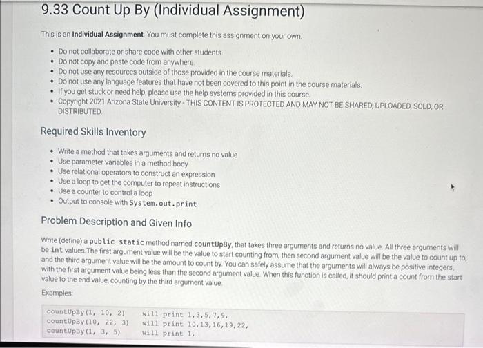 Solved This is an Individual Assignment You must complete | Chegg.com