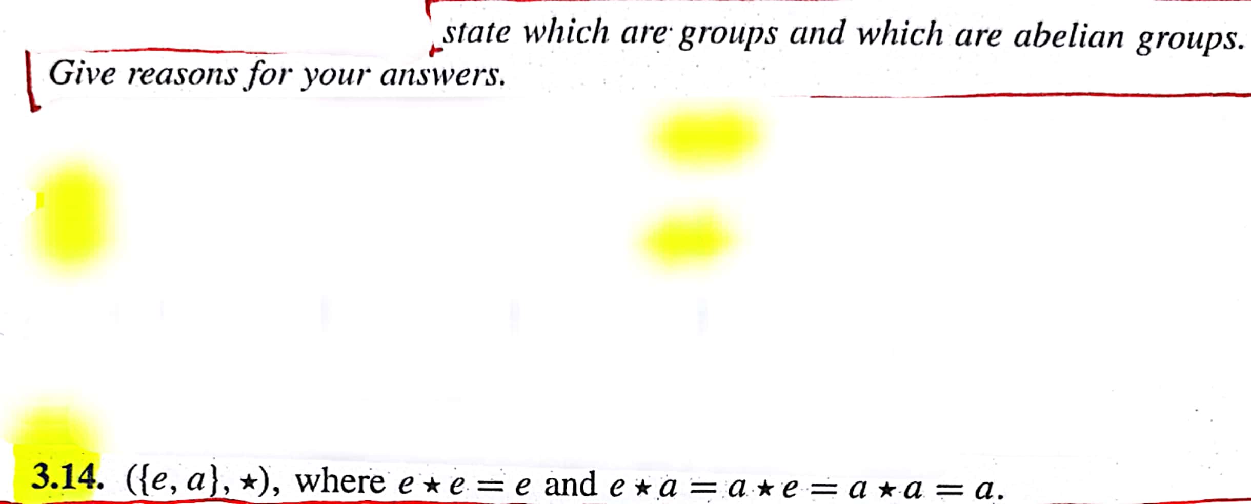 Solved state which are groups and which are abelian | Chegg.com