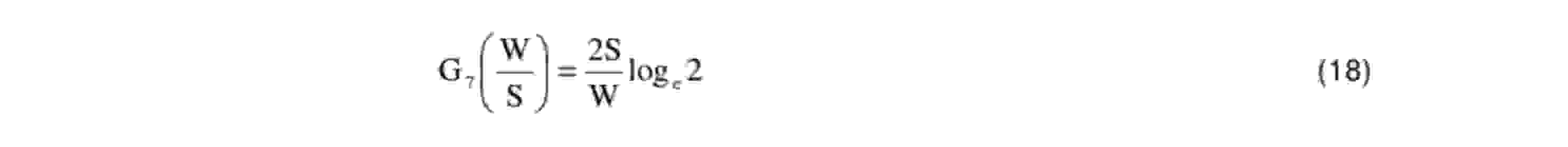 G7(WS)=2(S)(W)logε2provide complete derivation for | Chegg.com