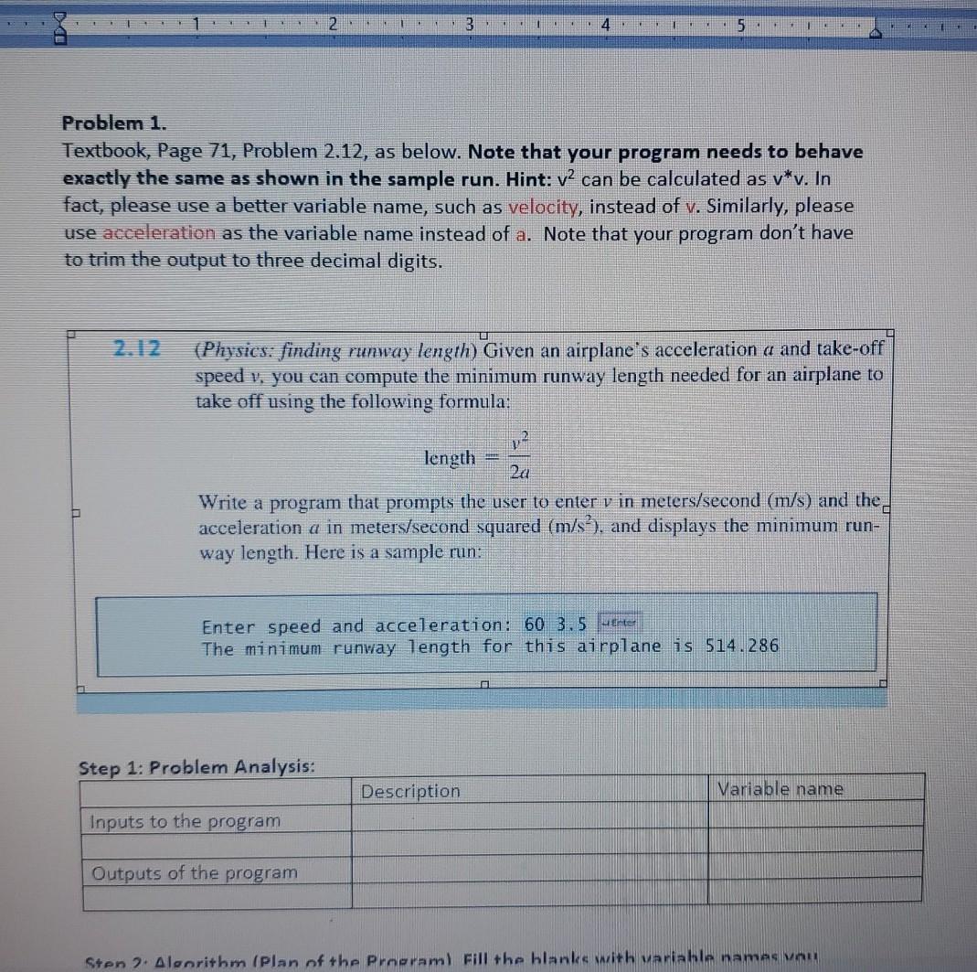 Solved 1 2 3 2 5 Problem 1. Textbook, Page 71, Problem 2.12, | Chegg.com