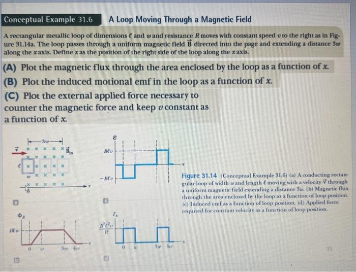 Solved A rectangular metallic loop of dimensions ℓ and w and | Chegg.com