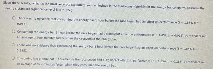 Solved 1. Interpreting statistical software output for an | Chegg.com