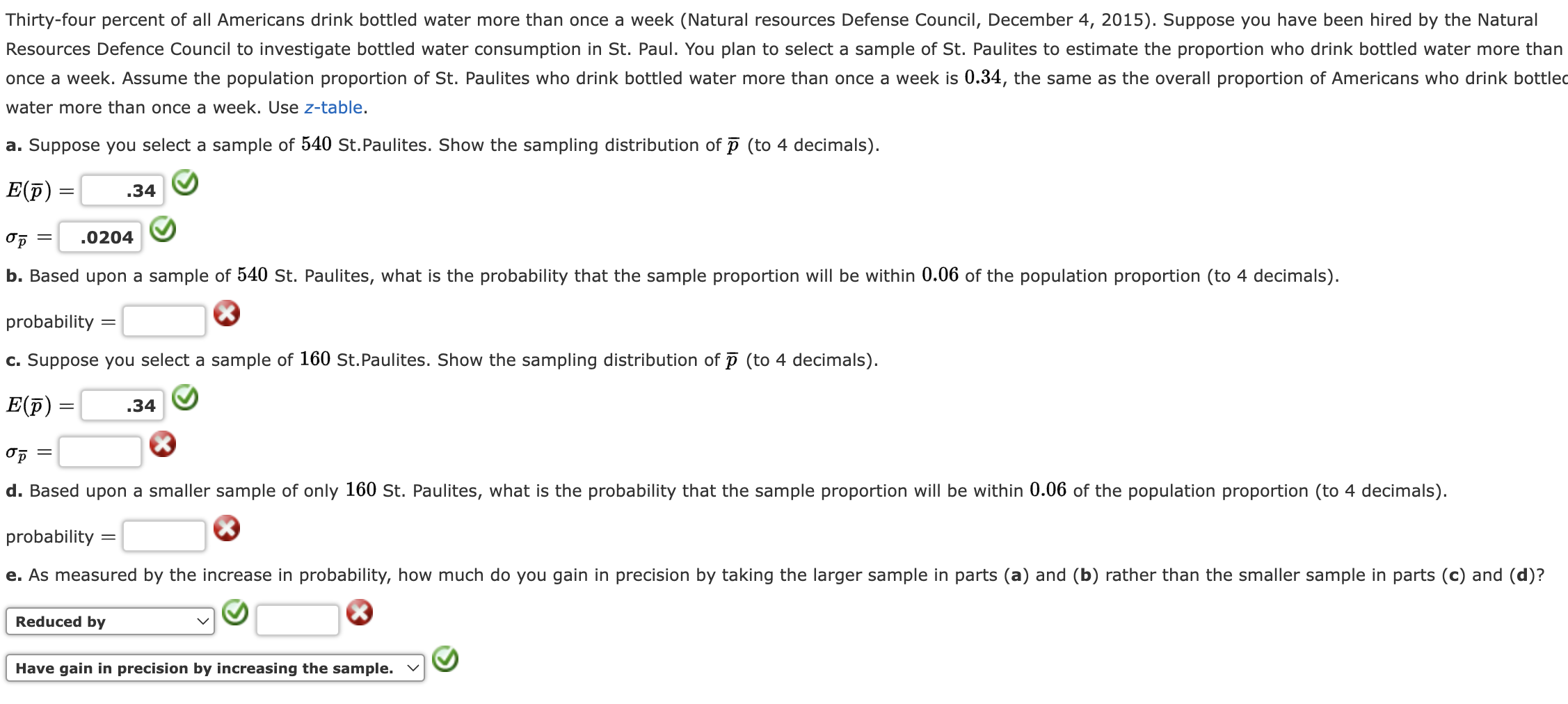Solved water more than once a week. Use z-table.a. ﻿Suppose | Chegg.com