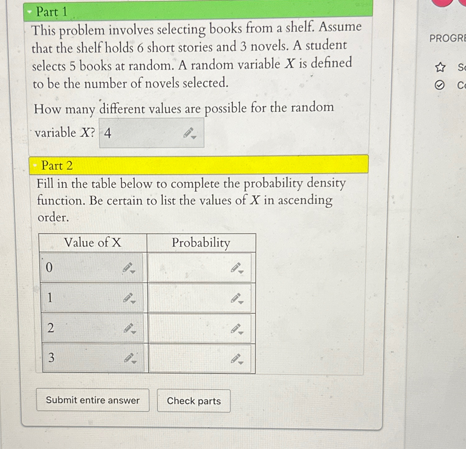 Solved Part 1This problem involves selecting books from a | Chegg.com