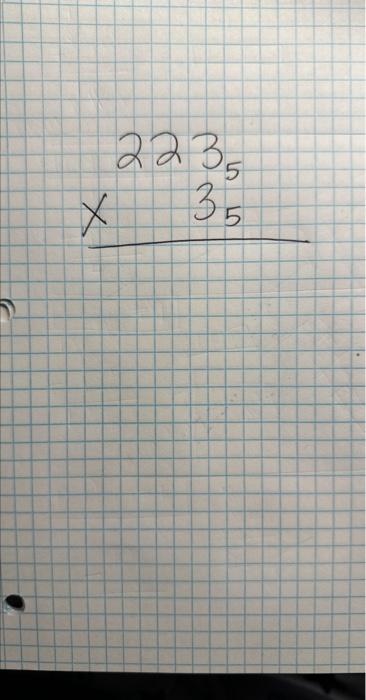 Solved 2235×35 | Chegg.com