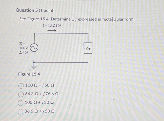 Solved See Figure 15.4. Determine ZT expressed in | Chegg.com
