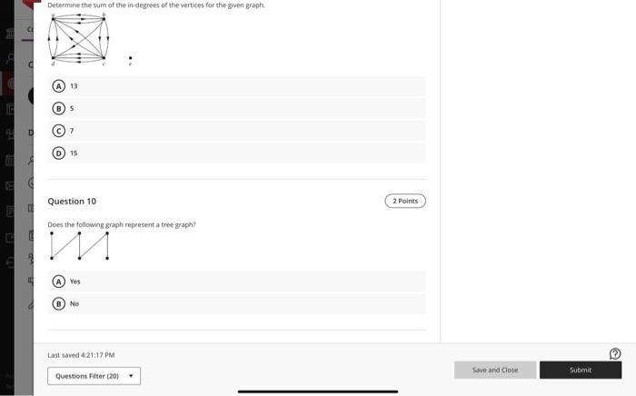Solved Determine the sum of the in-degrees of the vertices | Chegg.com