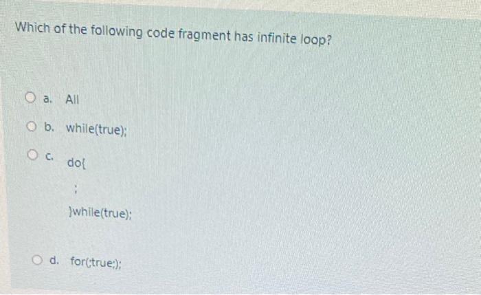 Solved What should be the initialization part of the for | Chegg.com