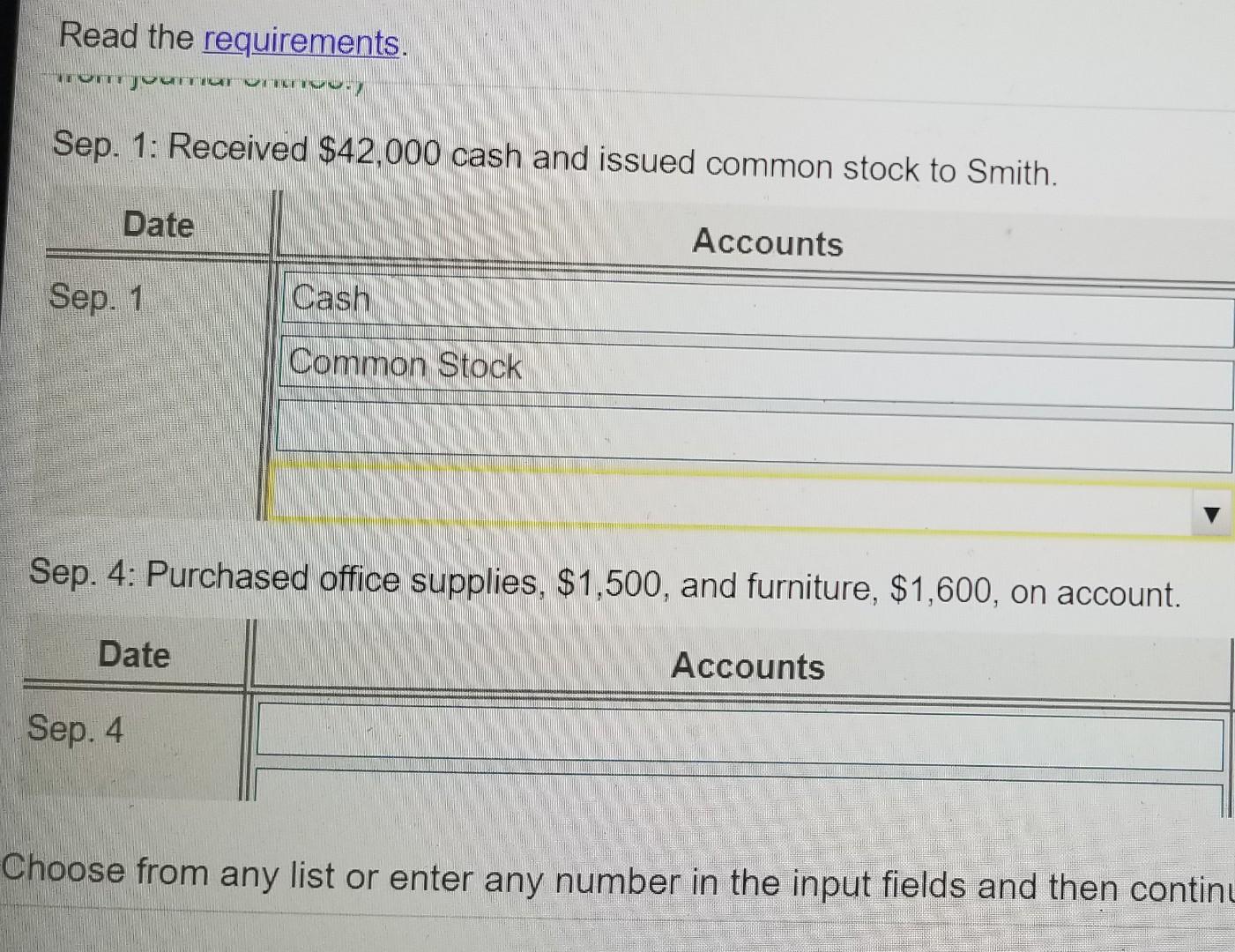 Solved 1 More Info Received $42,000 cash and issued common | Chegg.com