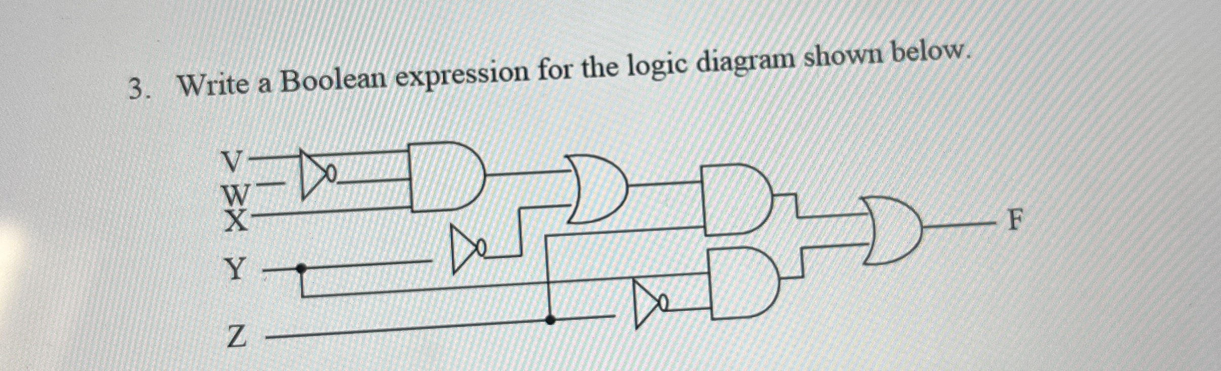 Solved Write a Boolean expression for the logic diagram | Chegg.com